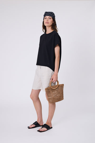 Barrel Tee - Black | marlowstore.com
