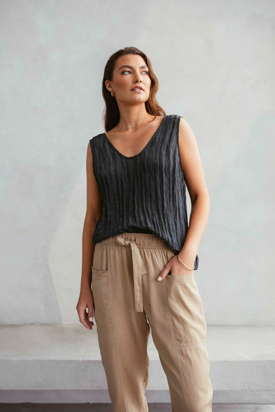 Lumi Tank - Black | marlowstore.com